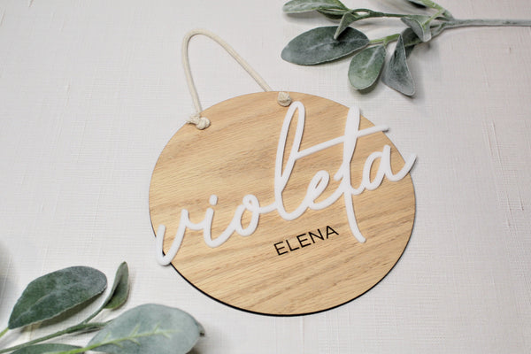 Custom Name Wall Sign – GAF Home