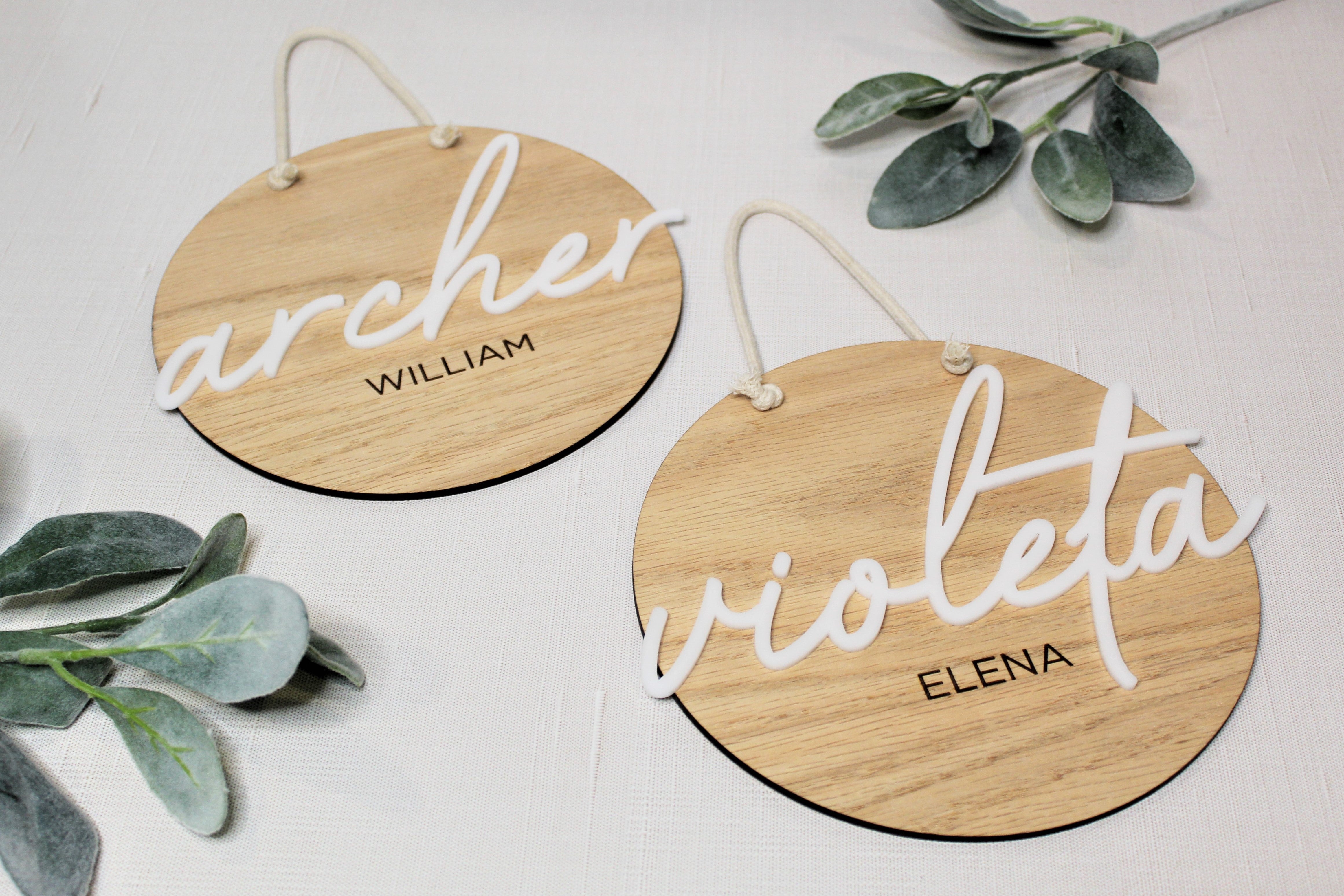 Custom Name Wall Sign – GAF Home